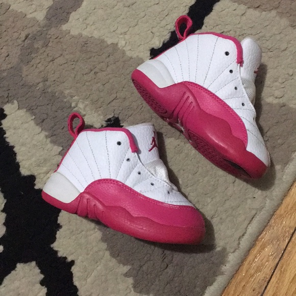 Jordan | Shoes | Girls Air Jordan 2 Retro 12 Pinkwhite Valentine | Poshmark